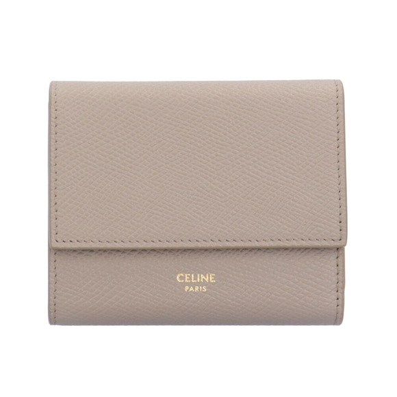 Celine | Bags | Celine Small Trifold Wallet Leather B57 3bel 10bl ...